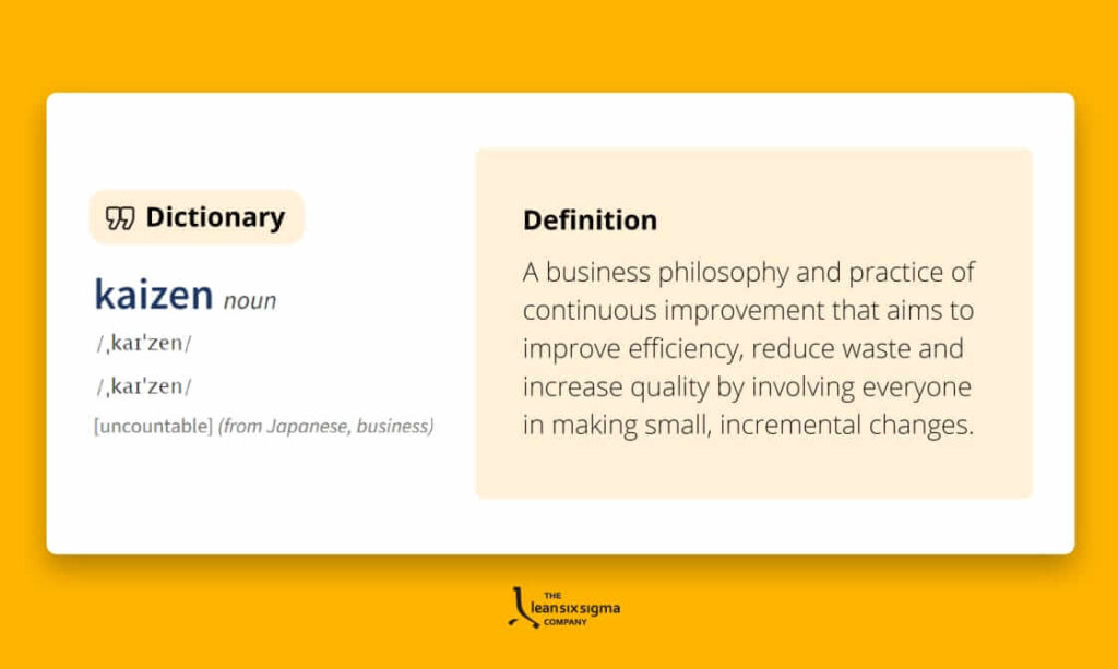 Kaizen - ciągłe doskonalenie - The Lean Six Sigma Company Polska